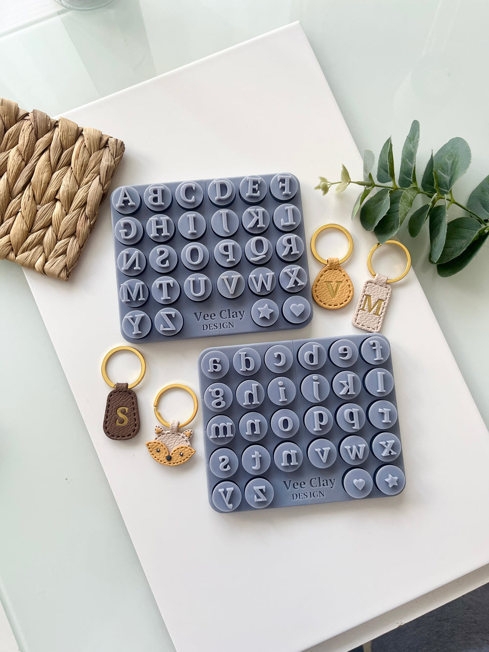 Vee Clay Design Polymer Clay Earrings, Clay Cutters, Tools & Textures