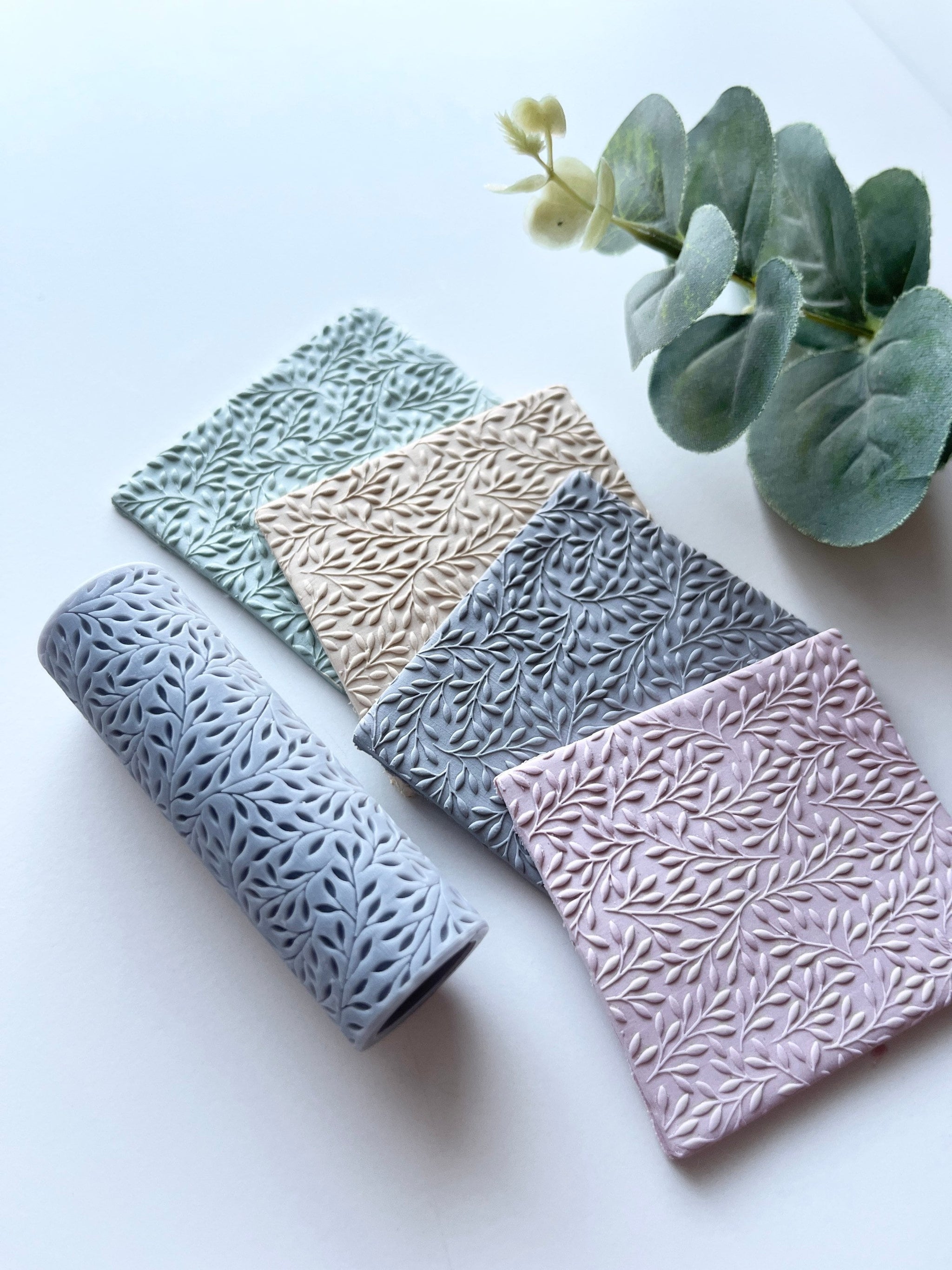 Micro Leaves Texture Roller – Vee Clay Design